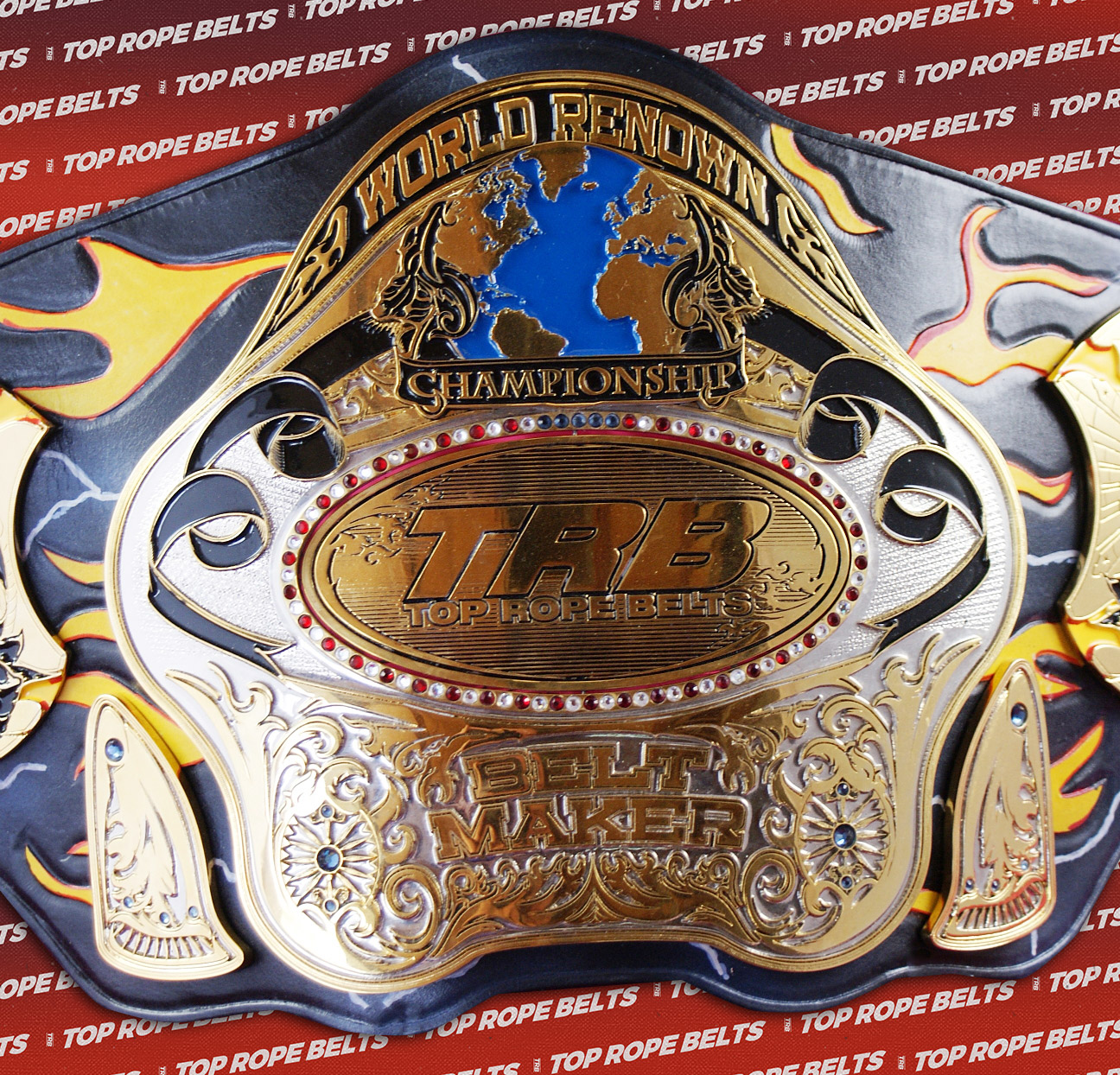 TRB Custom 3D Spinner Belt | Top Rope Belts