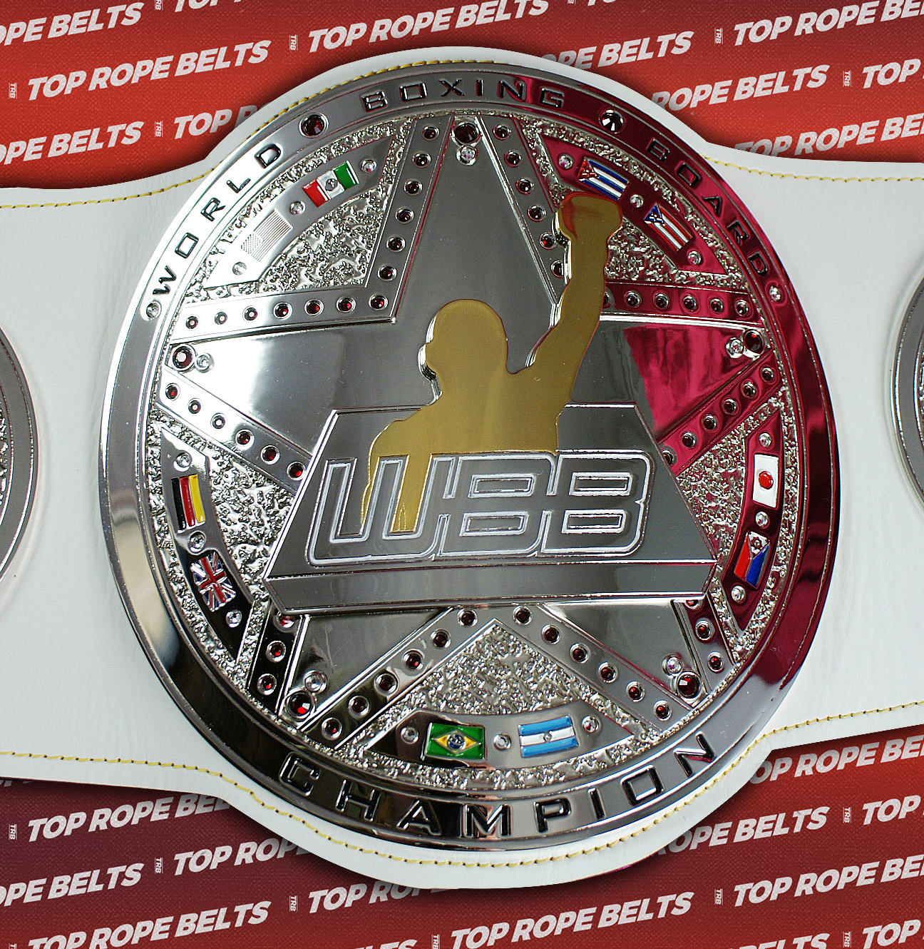 World Boxing Board Title Belt | Top Rope Belts