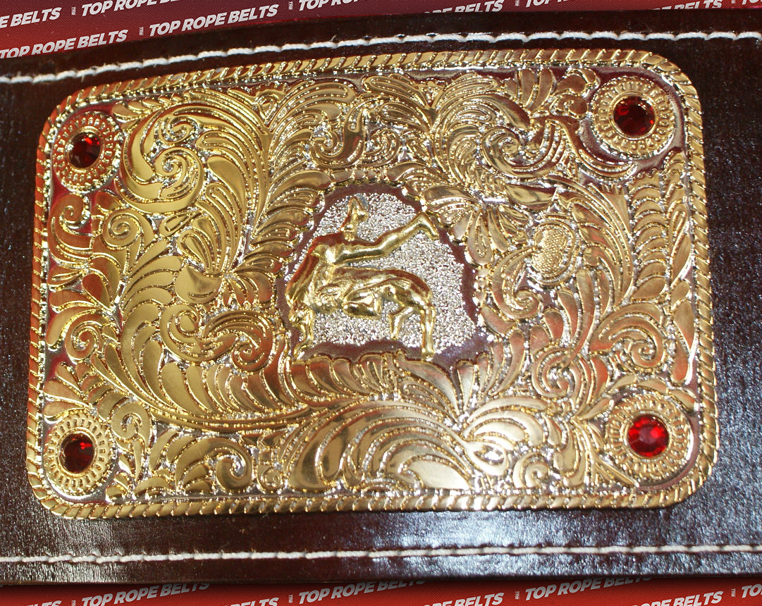 Textured 90’s Style Big Gold Championship Belt | Top Rope Belts